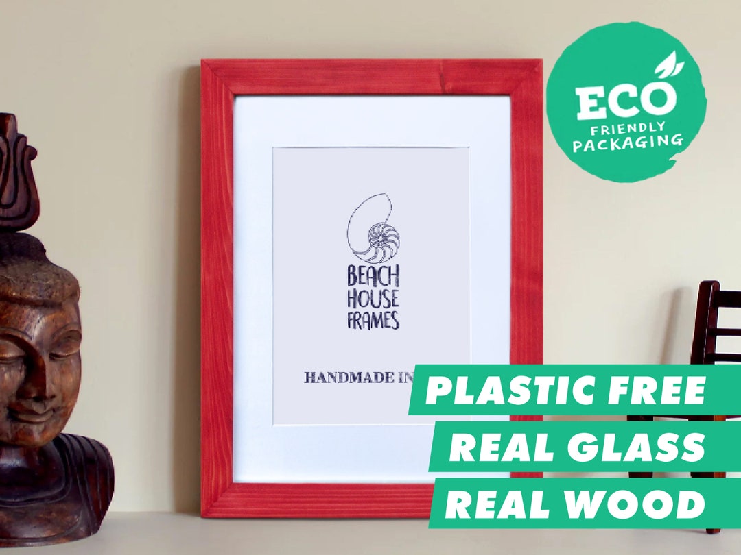 8x10 Picture Frame Rustic Red Photo Frame Red Frame Vintage Red Wedding ...