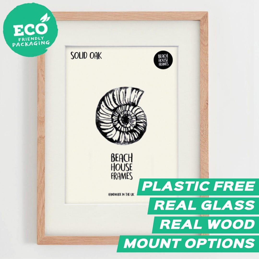 Solid Oak A3 Frame Thin Wooden Frame A3 Frame Handmade Photo Frame A3 ...