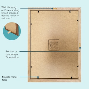 Solid Oak Picture Frame | Photo Frame | A2, A3, A4, A5, A6, 5x5, 5x7 ...
