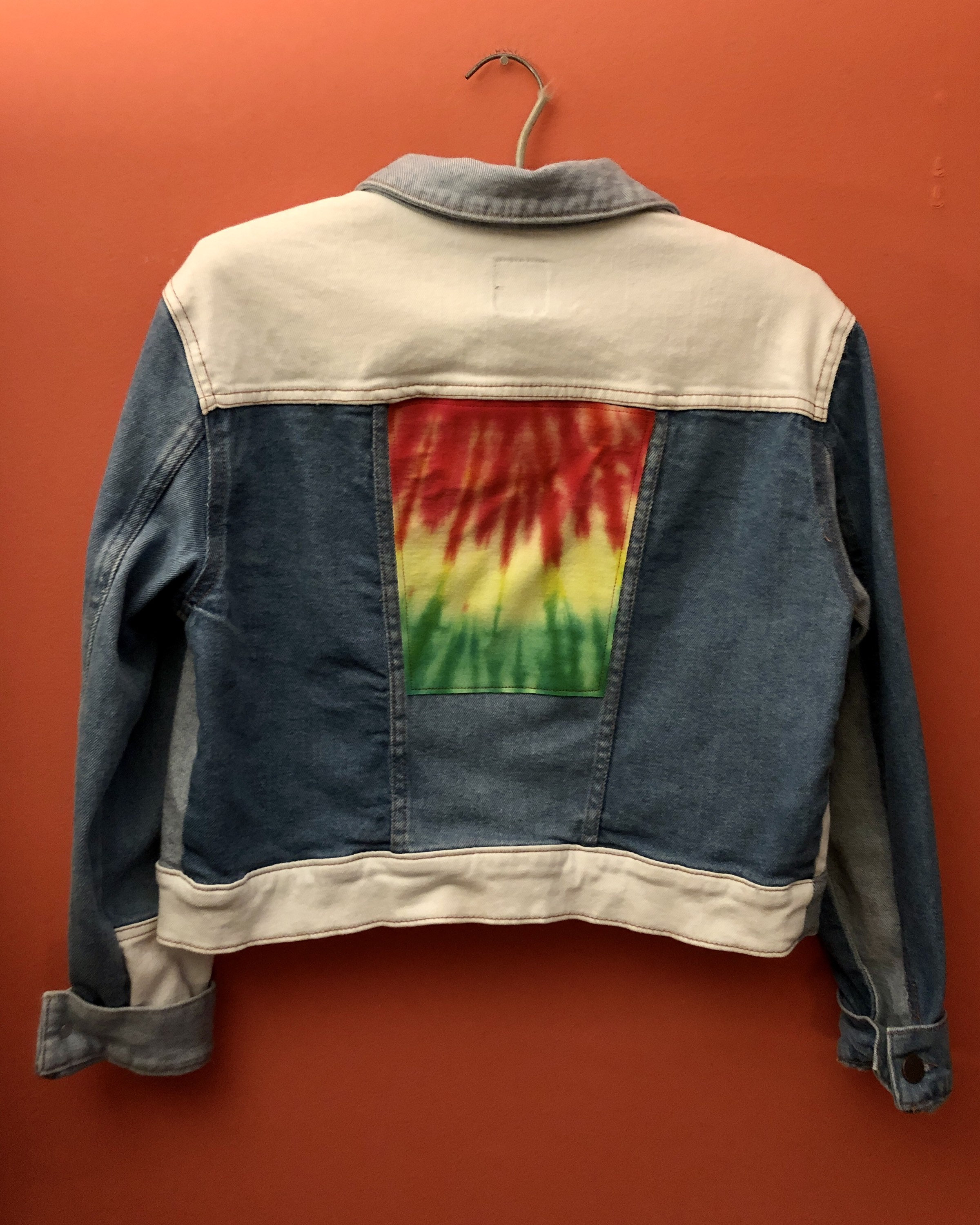 Patchwork Jean Jacket 80s New Wave Punk Rock Mod Style - Etsy