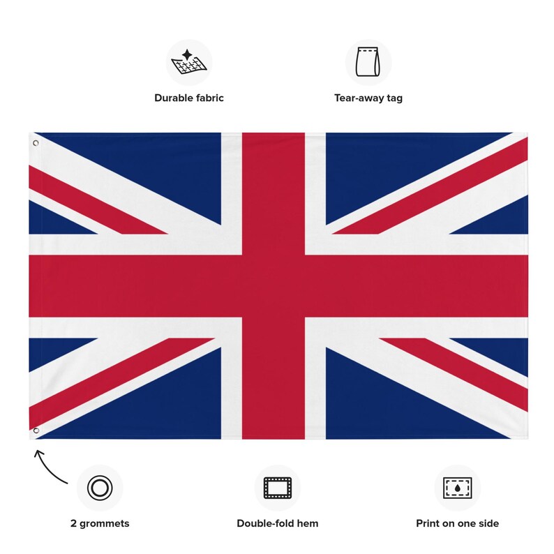 Large Union Jack British Flag - Etsy