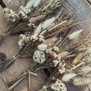 Dried Flower Table Setting// Wedding// Rustic Favours // Mini Dried ...