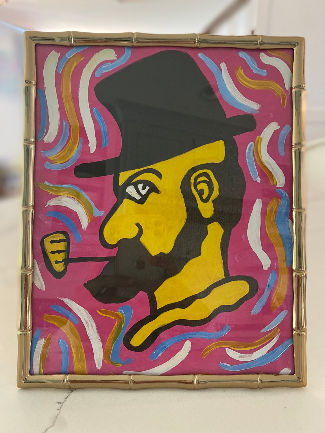 8x10 Appalachian Yosef Mascot Painting - Etsy