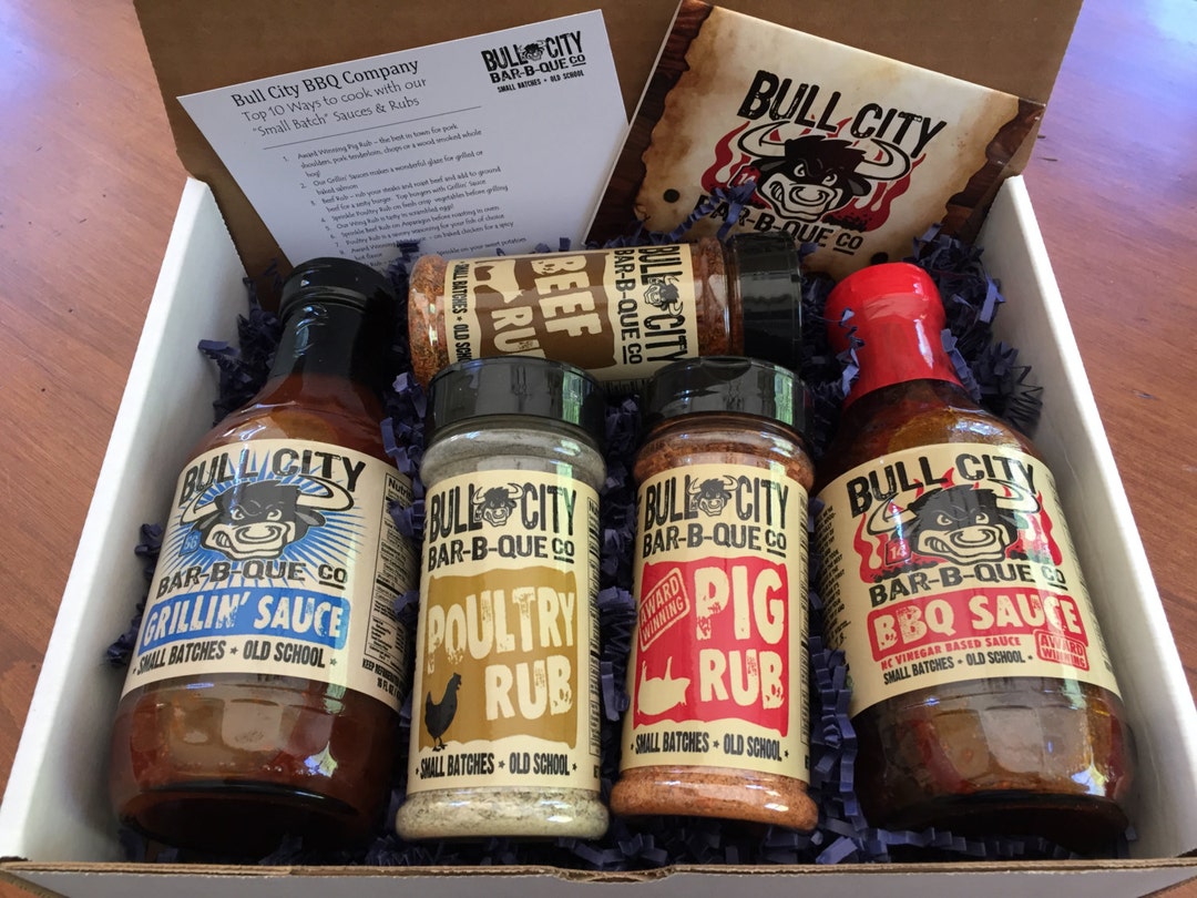 BBQ Sauce and Dry Rub Sampler - Etsy