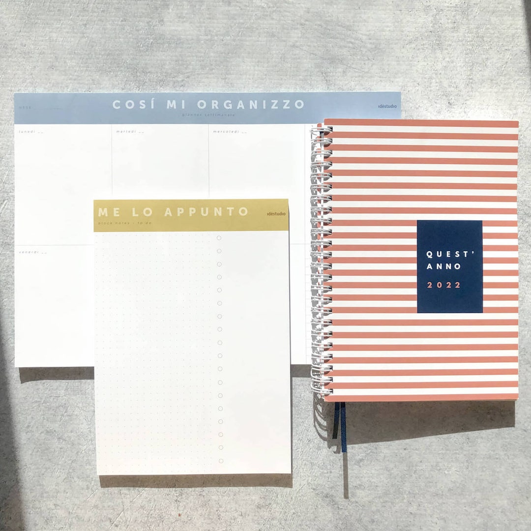 KIT AGENDA 2022 Planner Notepad - Etsy