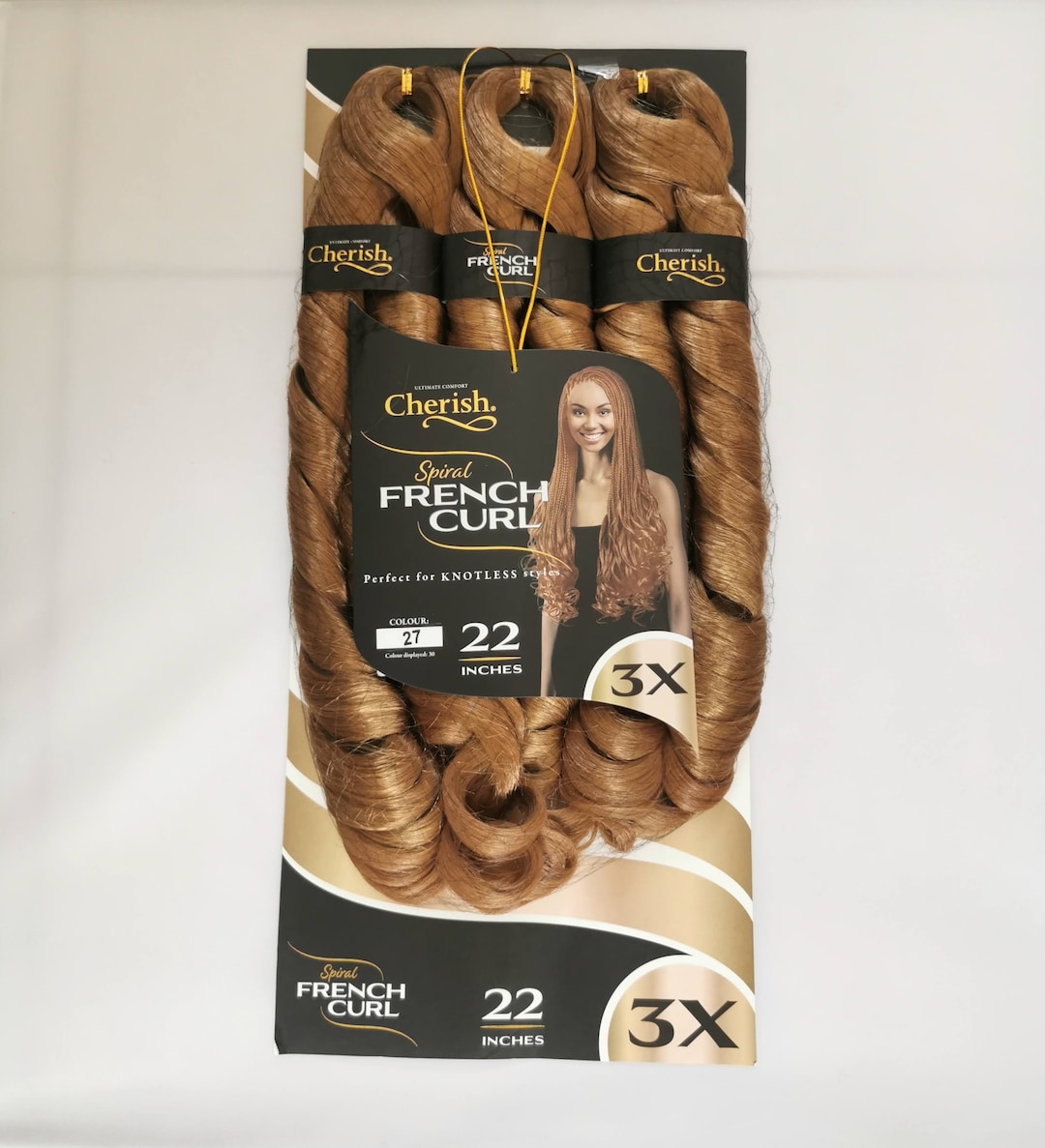 French Curl, Spanish Braids. Spiral Wavy Curls for Braiding Hair ...