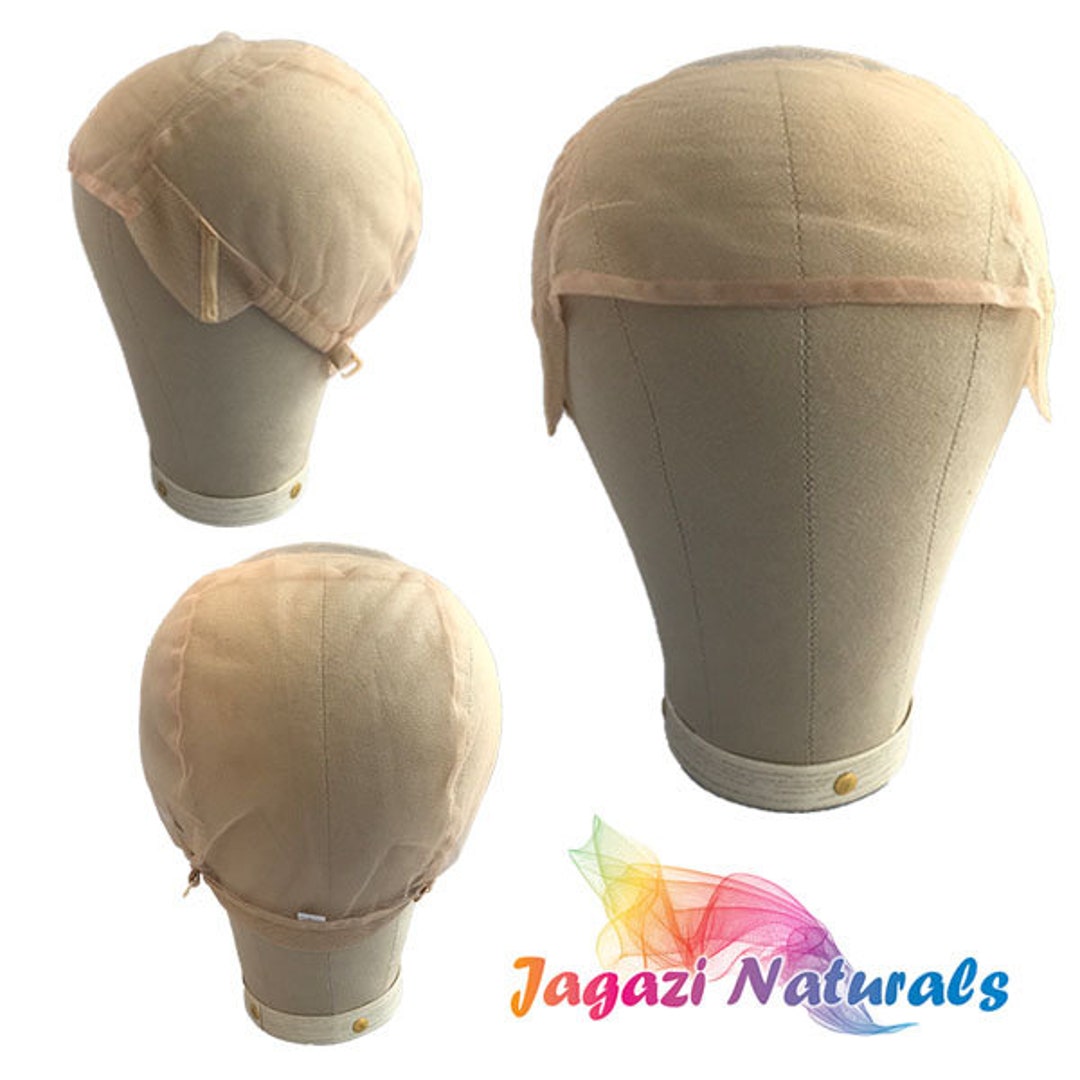 100% Ventilating Lace Snug Fit Full Lace Wig Cap. Beige. Pre-made - Etsy