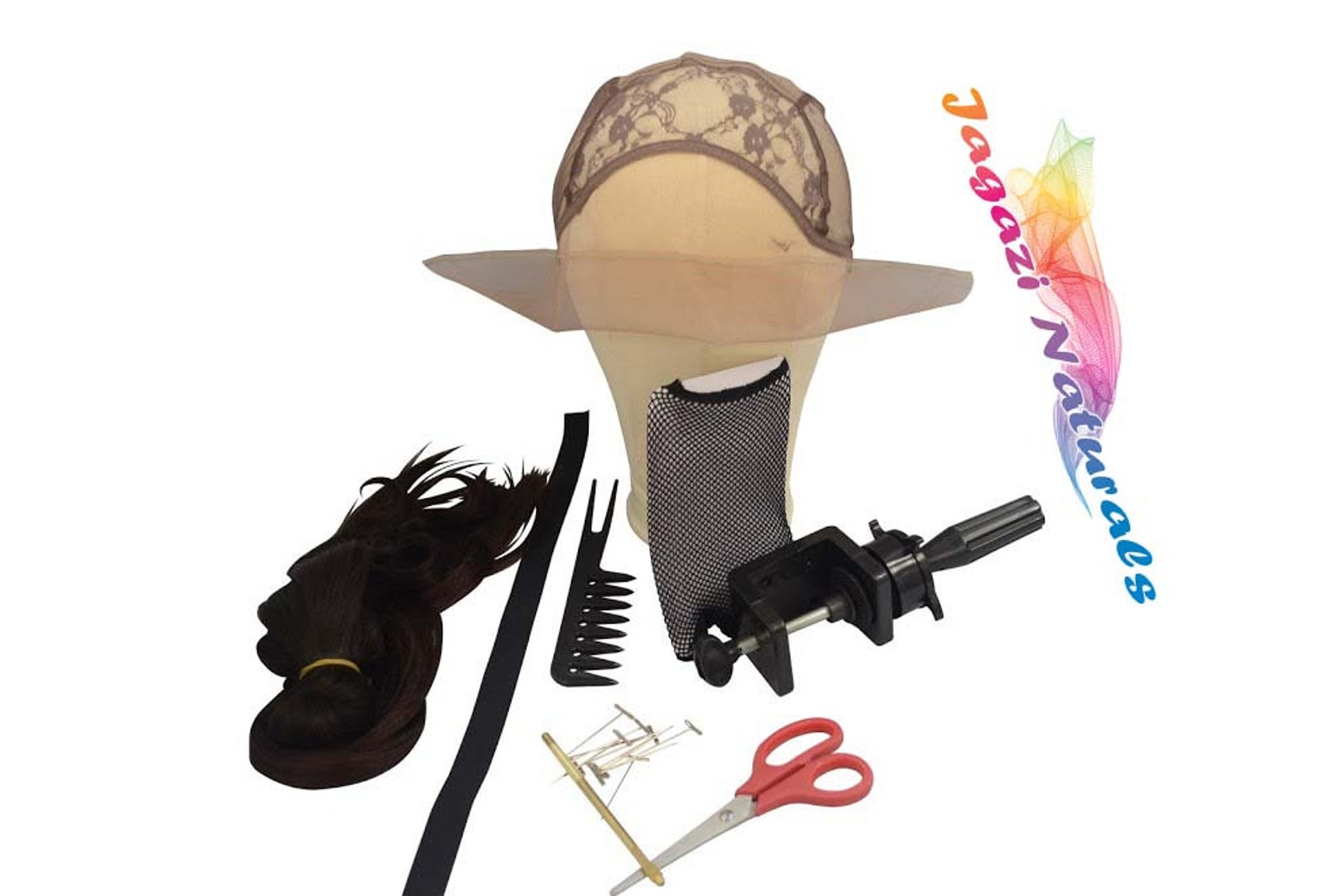 UK Gift. Beige Series. Complete Starter Wig Making Set. - Etsy