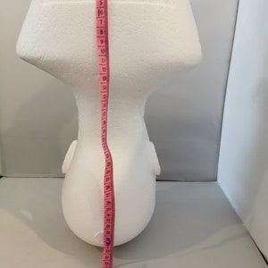 Model. Poly Head. Styrofoam Mannequin Head Display Stand. Hat, Glasses ...