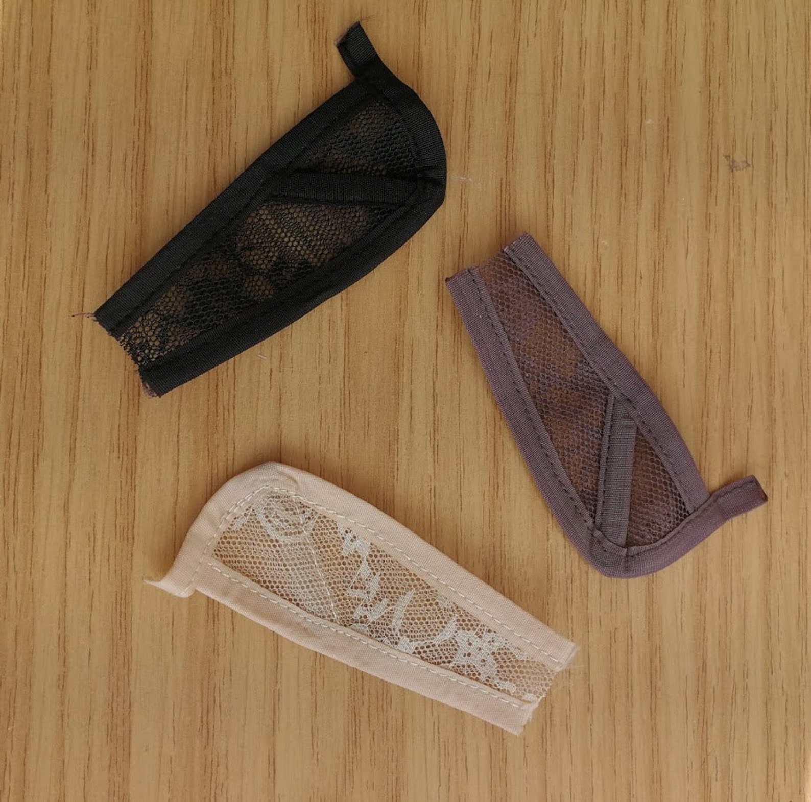 A Set of 2 Wig Handles for Wig Cap. Ear Flaps Ear Tabs Wig - Etsy