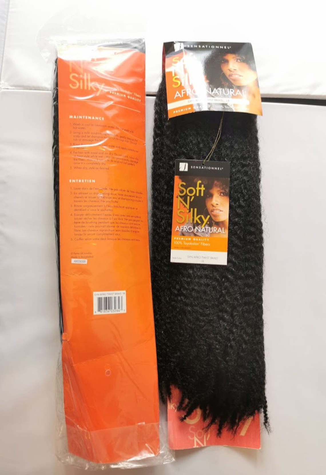 Sensationnel Soft N Silky Afro Natural. Syn Afro Twist Braid - Etsy