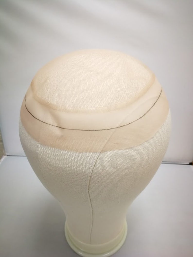 Toupee Cap Full Lace Cap With Thin Skin Perimeter. DIY Base Foundation ...