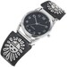 Native American Overlaid Silver Mens Watch Sterling Sunface Tips 2590 ...