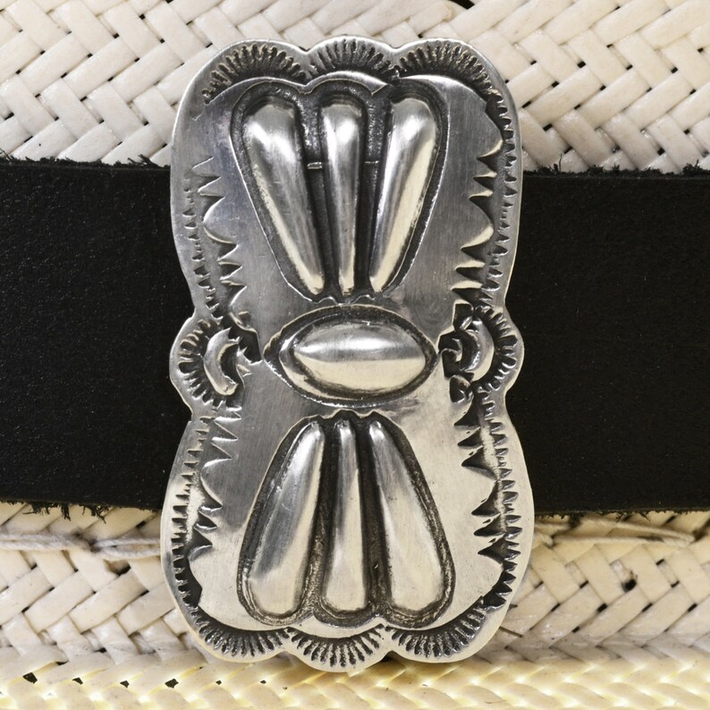 Old Pawn Style Silver Concho Hatband Navajo Sterling Design - Etsy