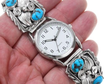 Mens Turquoise Watch - Etsy