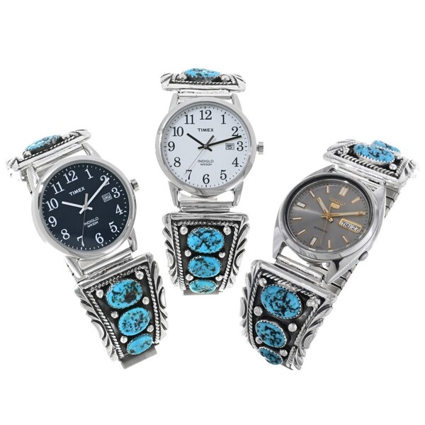 Mens Turquoise Watch Band - Etsy