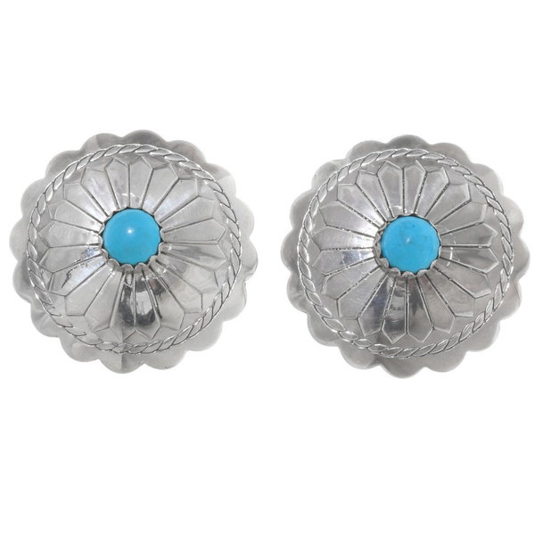 Concho Earrings - Etsy