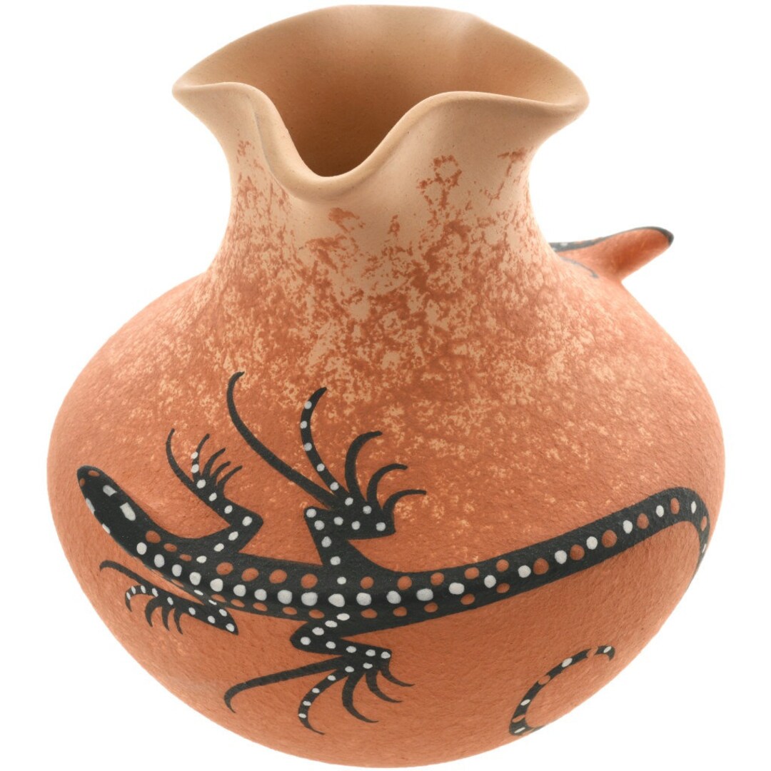 Vintage Native American Zuni Lizard 3D Sculpted Pottery by - Etsy