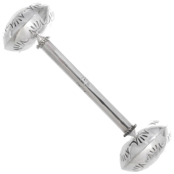 Silver Baby Rattle - Etsy