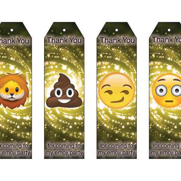 Emoji Bookmarks - Etsy