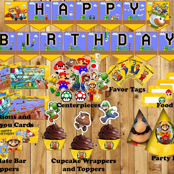 Mario Party Banner - Etsy