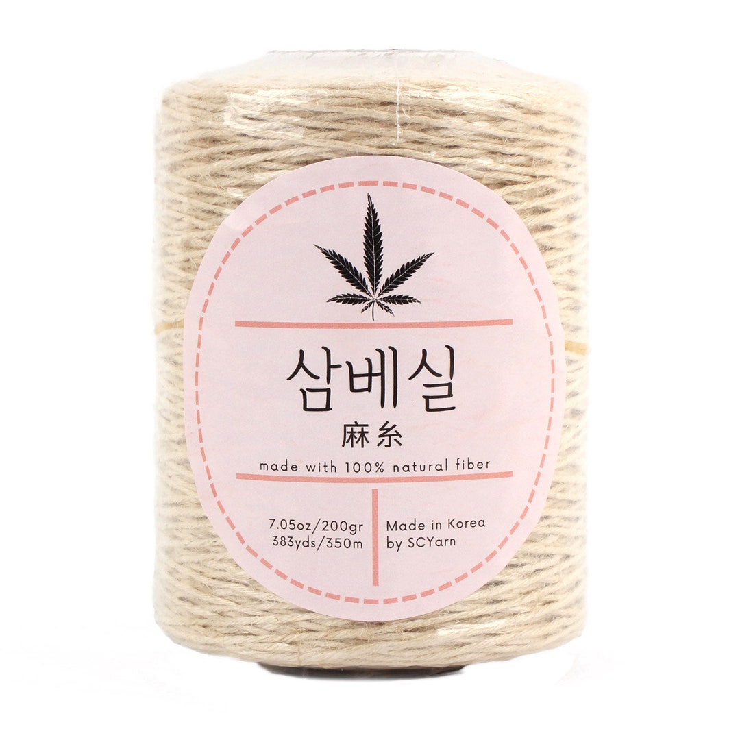 Scyarn for Hemp Scrubby Yarn Biodegradable for Kitchen and Bathroom Eco ...