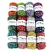 Scyarn 12 Skeins Scrubby Yarn Assorted Colors - 100% Polyester, Brush ...