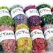 Scyarn 12 Skeins Scrubby Yarn Assorted Colors - 100% Polyester, Brush ...