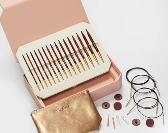 Tulip Etimo Rose & Blue Lace Ergonomic Cushion Grip Crochet Hook 0.50mm ...