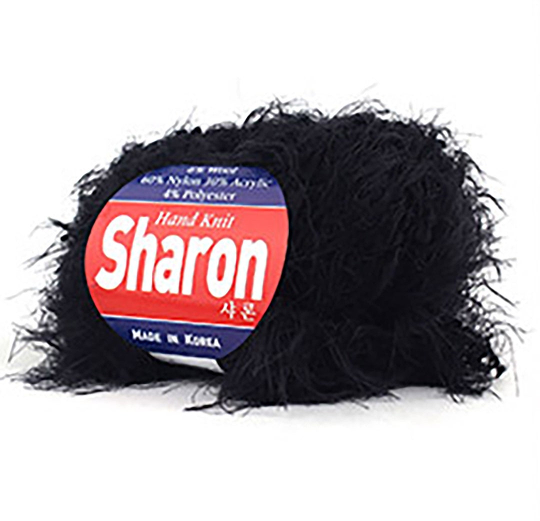 Sharon Soft Feather Fur Yarn 50g 60m Made in Korea - Etsy
