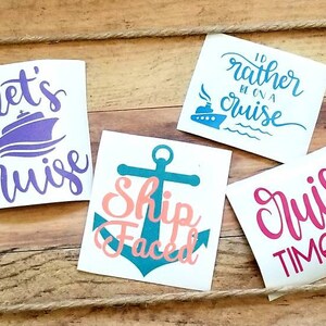 Cruise Decal, Cruise Tumbler Decal, Cruise Decal Sticker, Vacation ...