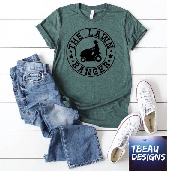 The Lawn Ranger Shirt Lawn Car Gift Landscape Shirt Dad | Etsy