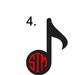 Music Monogram Decal, Music Monogram, Treble Clef Monogram, Music Note ...
