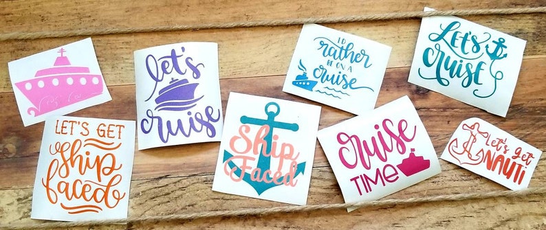 Cruise Decal, Cruise Tumbler Decal, Cruise Decal Sticker, Vacation ...