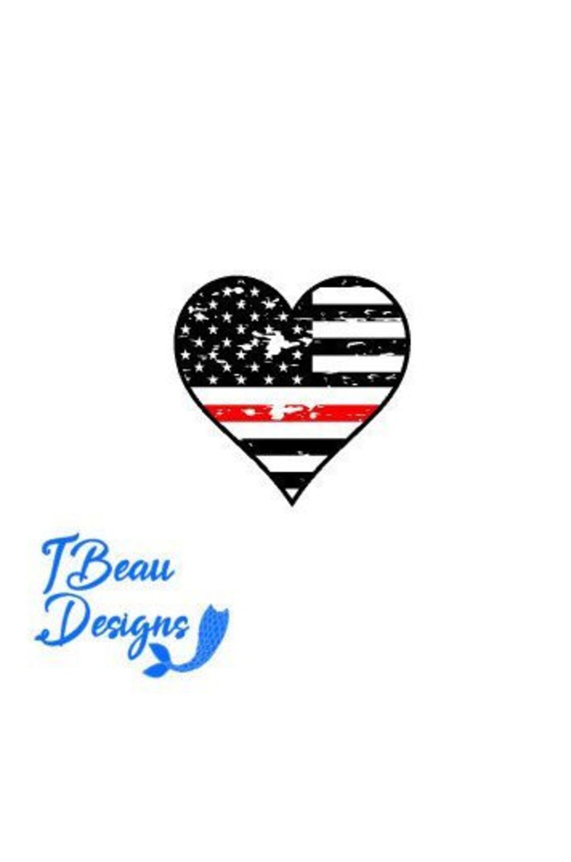 Thin Red Line Flag Decal Red Line State Decal Thin Red Line | Etsy