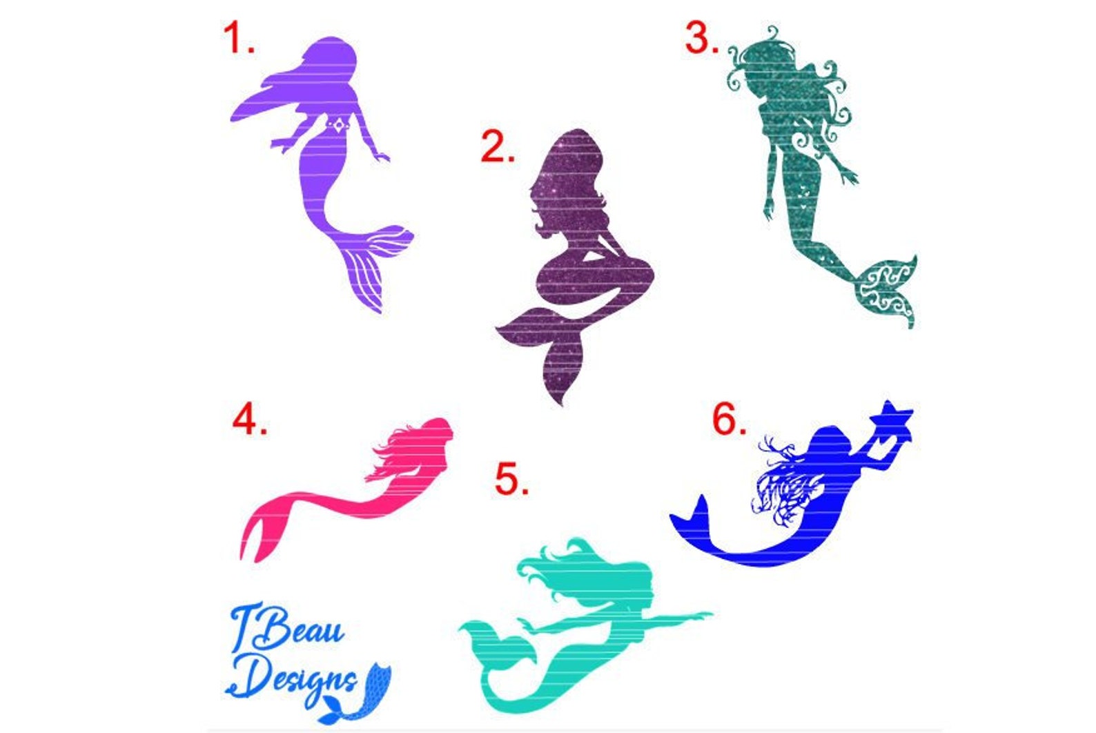 Mermaid Decals, Mermaid Silhouette Decal, Mermaid Car Decals, Mermaid ...