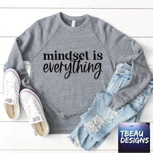 Mindset is Everything Shirt | Workout Shirt | Motivational Shirt ...
