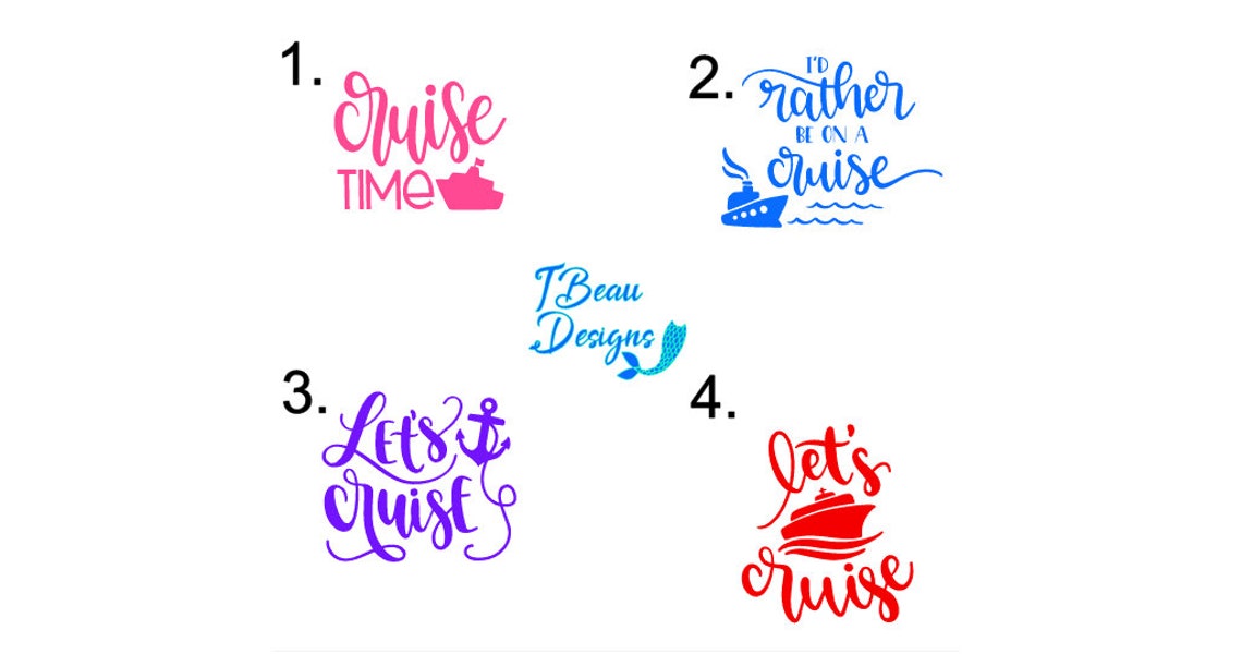 Cruise Decal Cruise Tumbler Decal Cruise Decal Sticker - Etsy