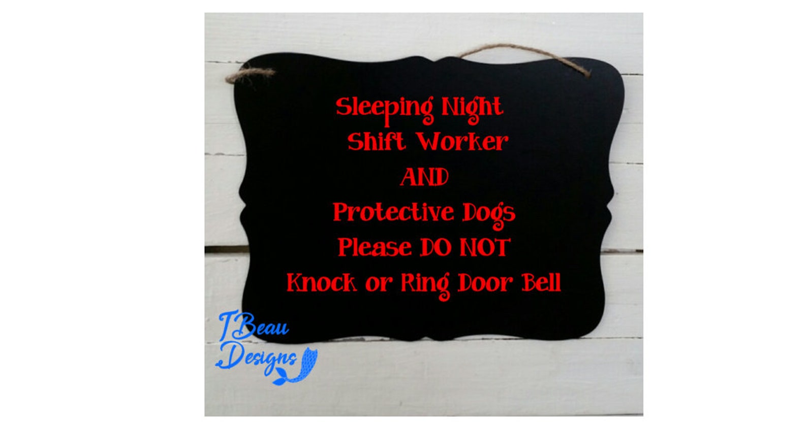 Day Sleeper Sign Night Shift Worker Sign Beware of Dog Sign | Etsy