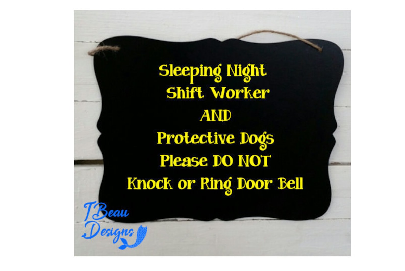 Day Sleeper Sign Night Shift Worker Sign Beware of Dog Sign | Etsy