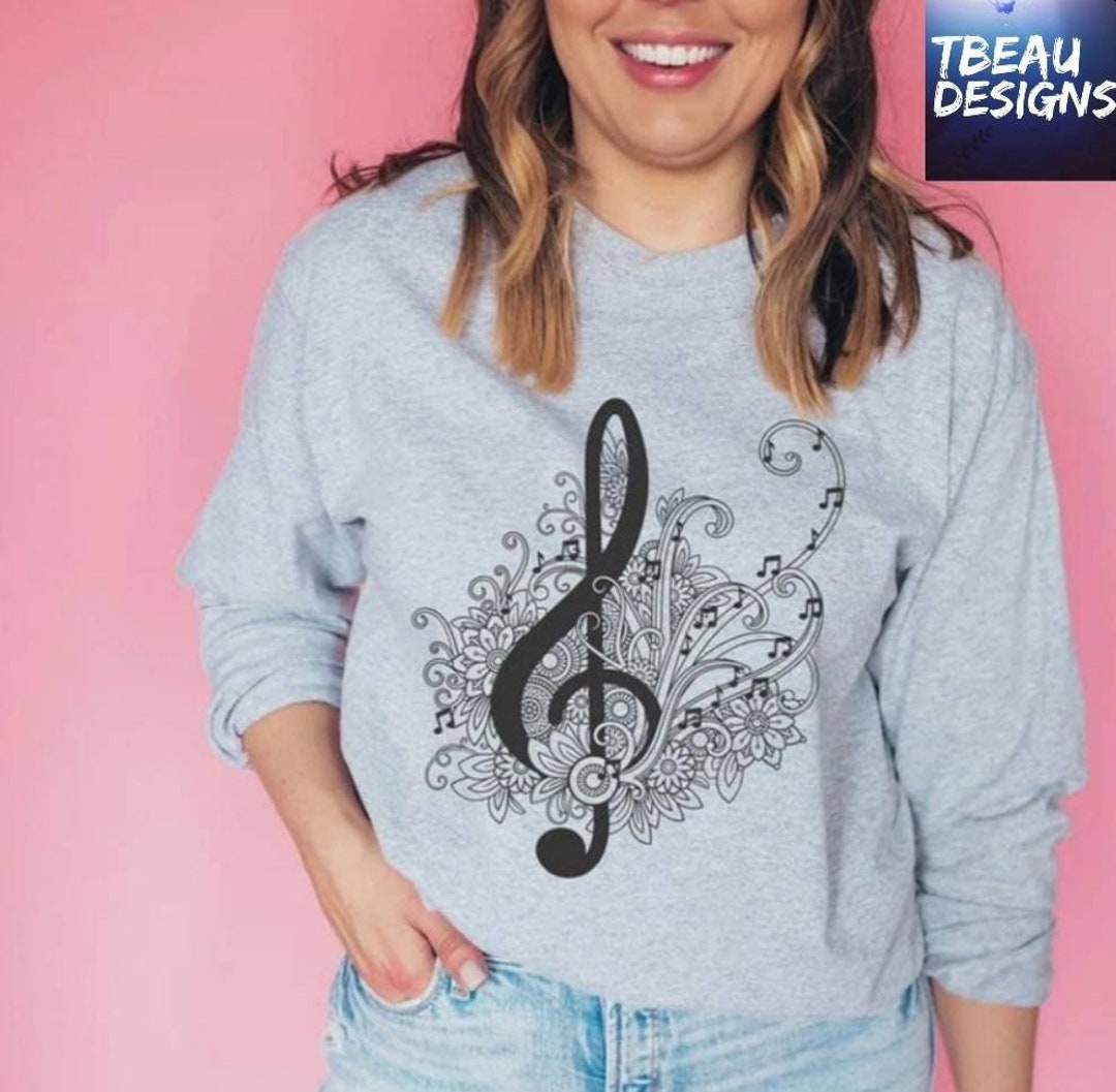 Treble Clef Shirt | Treble Clef Sweatshirt | Music Shirt | Music is My ...