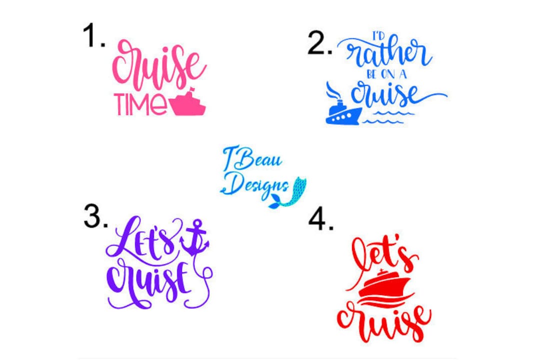 Cruise Decal, Cruise Tumbler Decal, Cruise Decal Sticker, Vacation ...