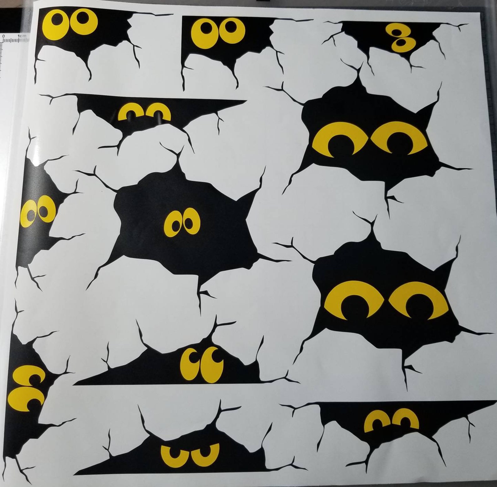 Halloween Decals Spooky Decals Scary Window Decals Creepy - Etsy