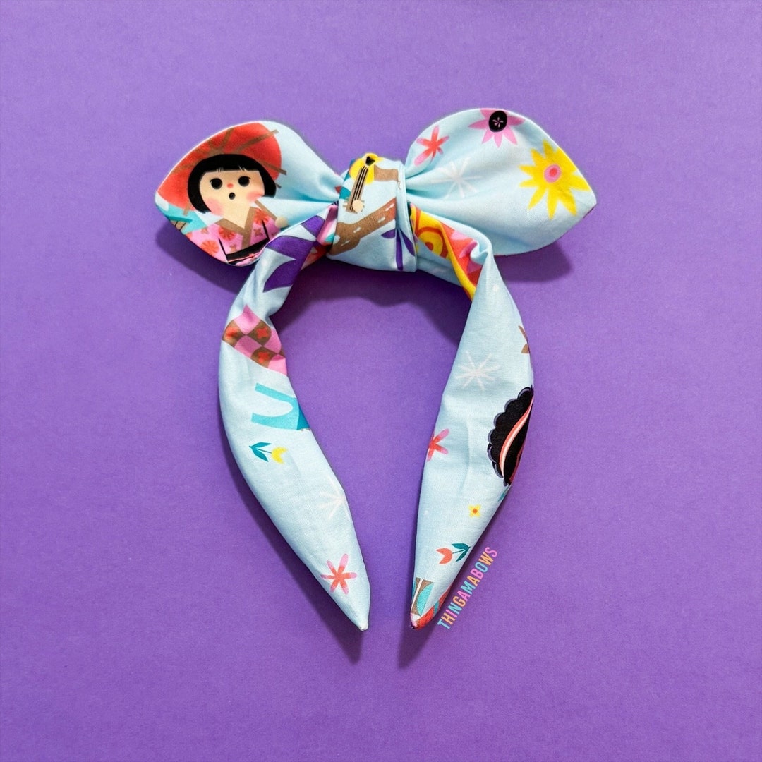 It's a Small World Disney Dress Shop Knot Bow Headband | Disney Dooney ...