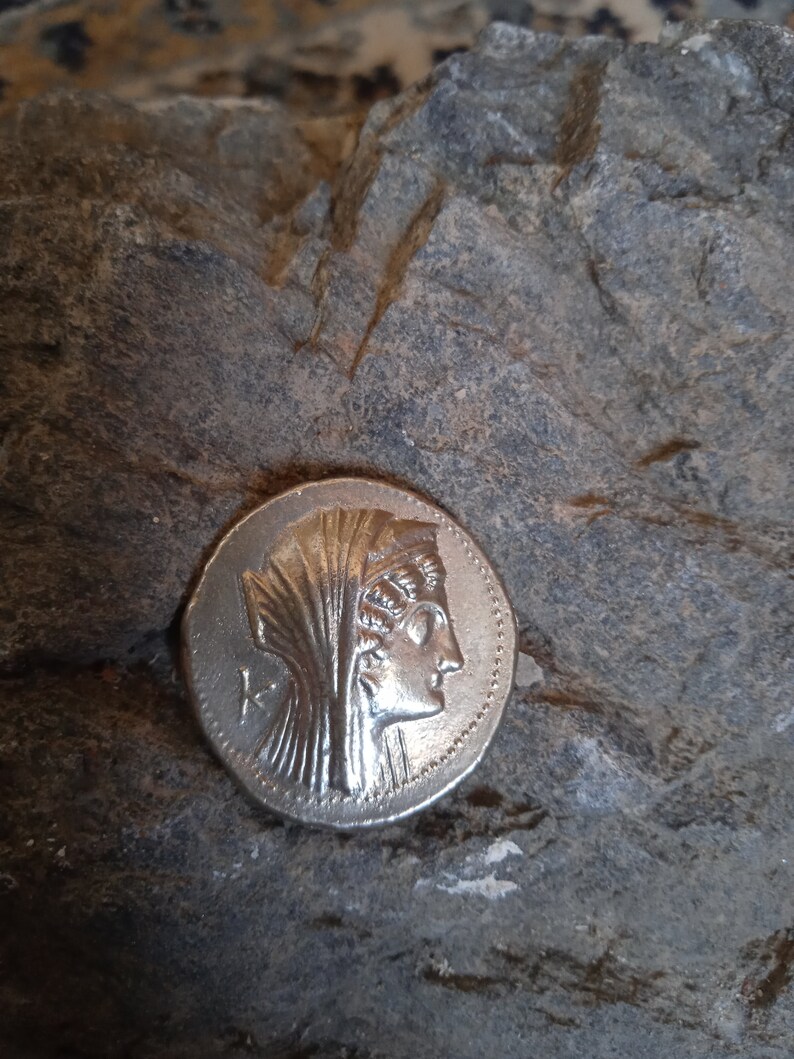 Greek Coins Silver, Handmade Coins Silver, Silver 925, Gift, Arsinoe ...