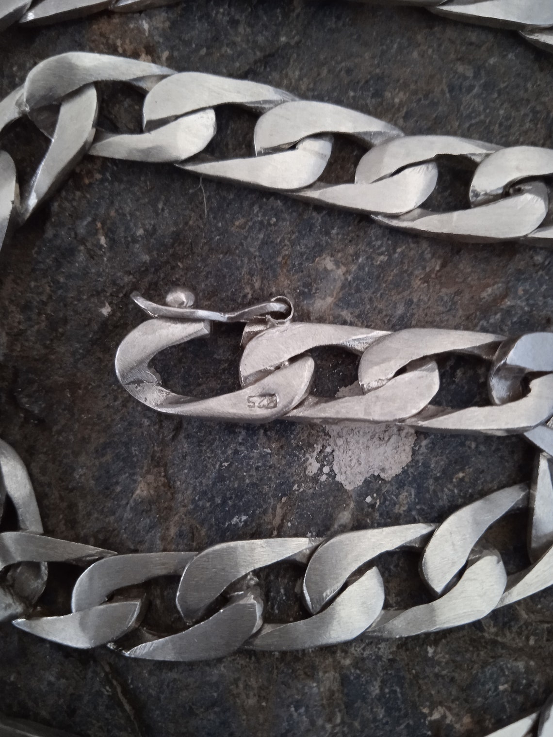 Chunky Chain Necklace Silver, Chain Chunky Silver, Massive Necklace, - Etsy