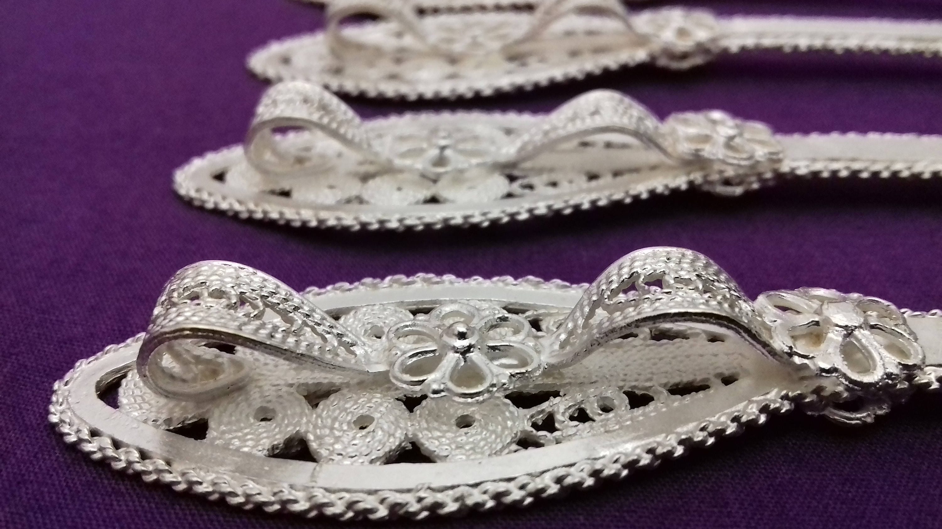 Souvenir Basket, Filigree Silver Basket, Wedding Filigreesilver Basket ...