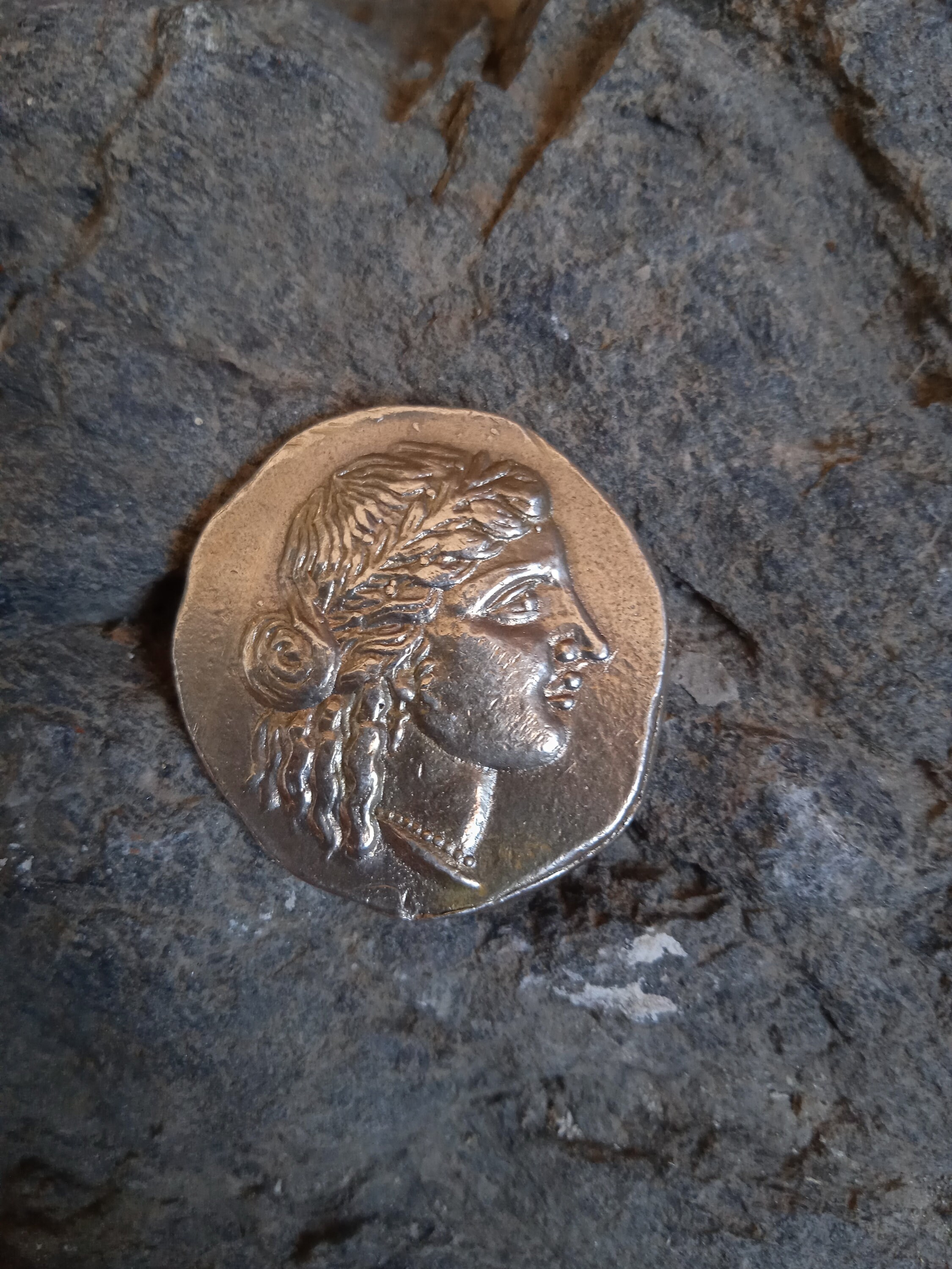 Coin Ancient Kos Caria, Rare Coin, Silver Coin Replica, Head Aphrodite ...