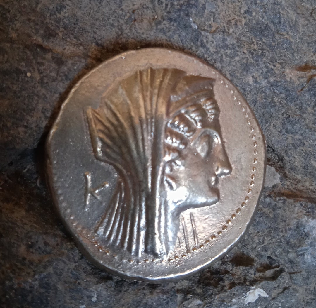 Greek Coins Silver, Handmade Coins Silver, Silver 925, Gift, Arsinoe ...