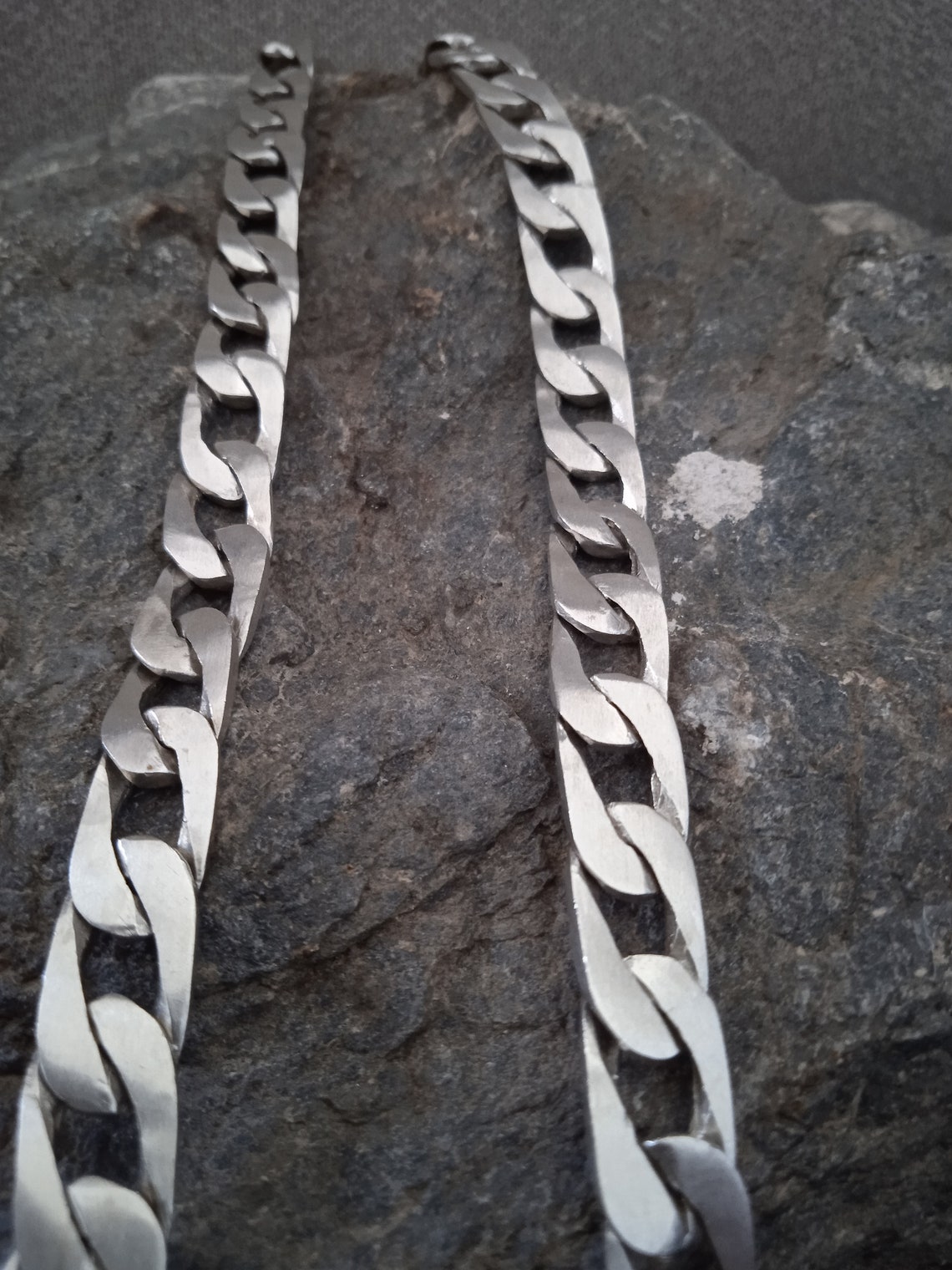 Chunky Chain Necklace Silver, Chain Chunky Silver, Massive Necklace, - Etsy